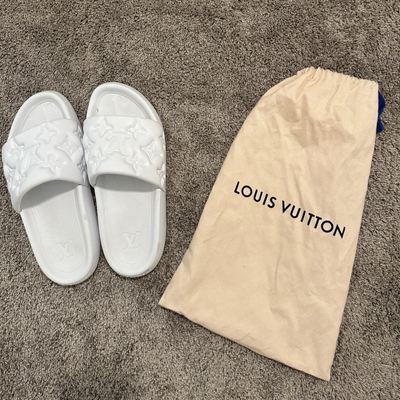 Louis Vuitton | Shoes | Lv Slides | Poshmark